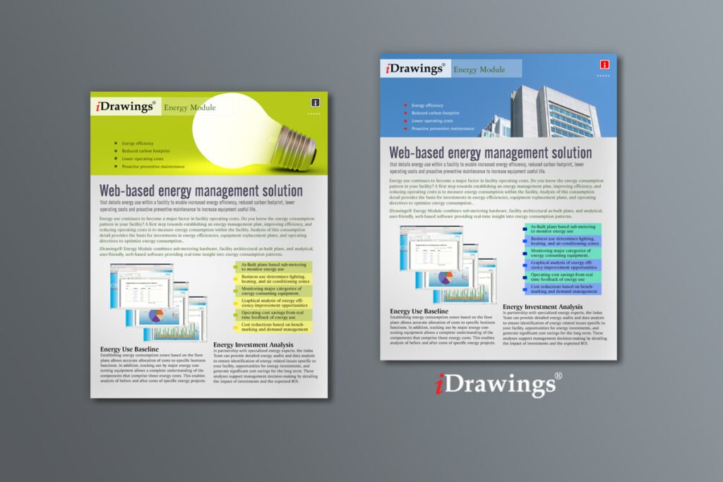 iDrawings leaflet redesign, clicks!! - AbSolute. Creative Consultant